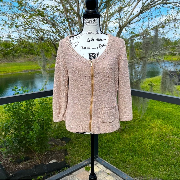 Grace Elements | Sweaters | Grace Elements Zipper Knit Sweater | Poshmark